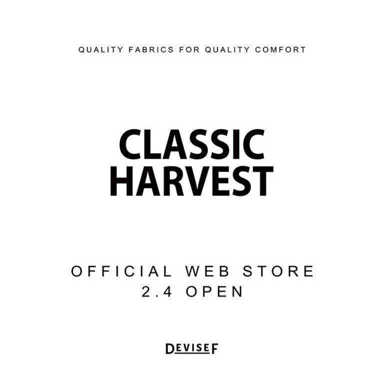 CLASSIC HARVEST WEB STORE OPEN – DEVISE FACTORY